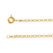 18k Gold Chain with Large Cross,18" Rolo Chain Unisex – Jeluxe Jewelry ...